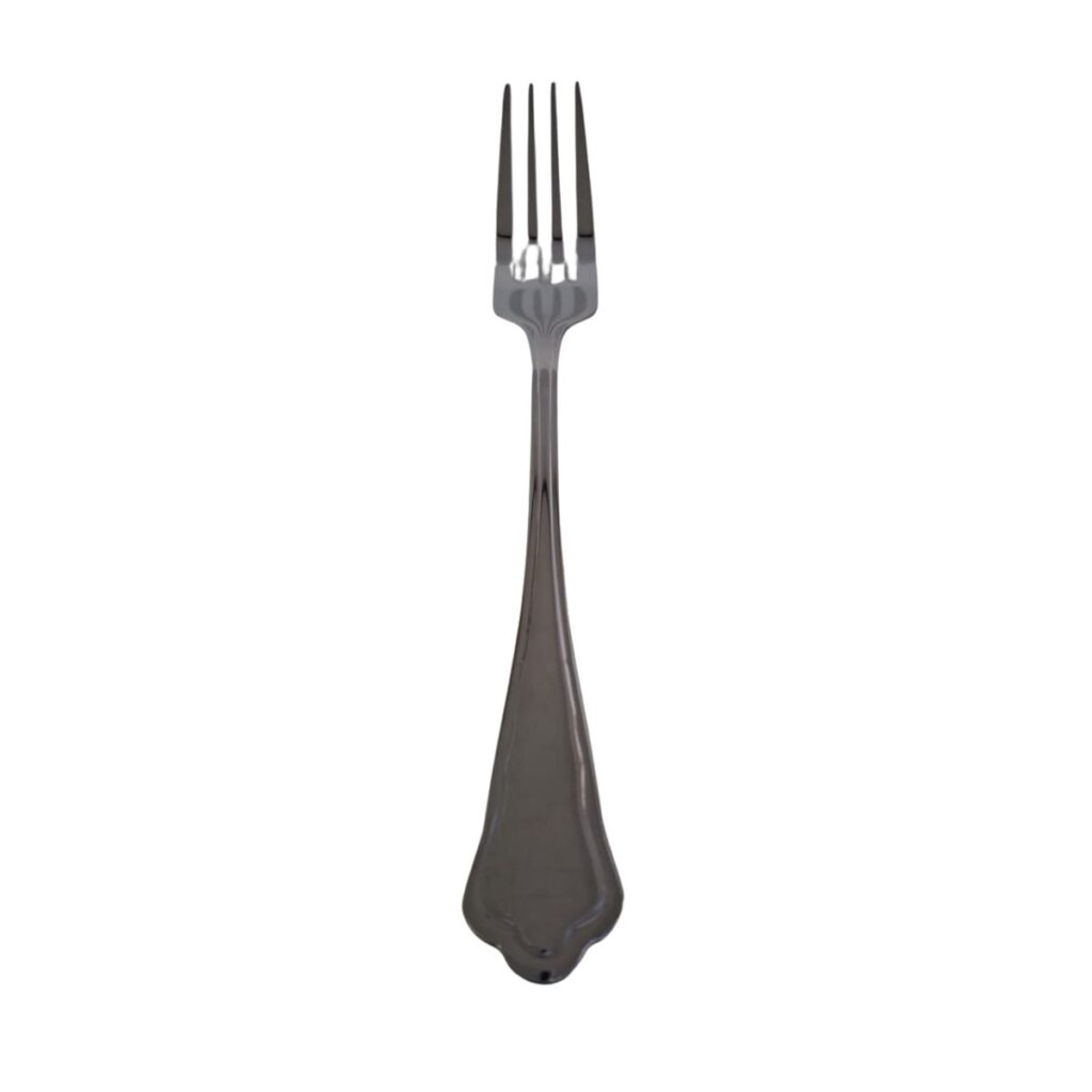 Garfo de Mesa Inox Ouro Preto 20cm - MBlue Festas